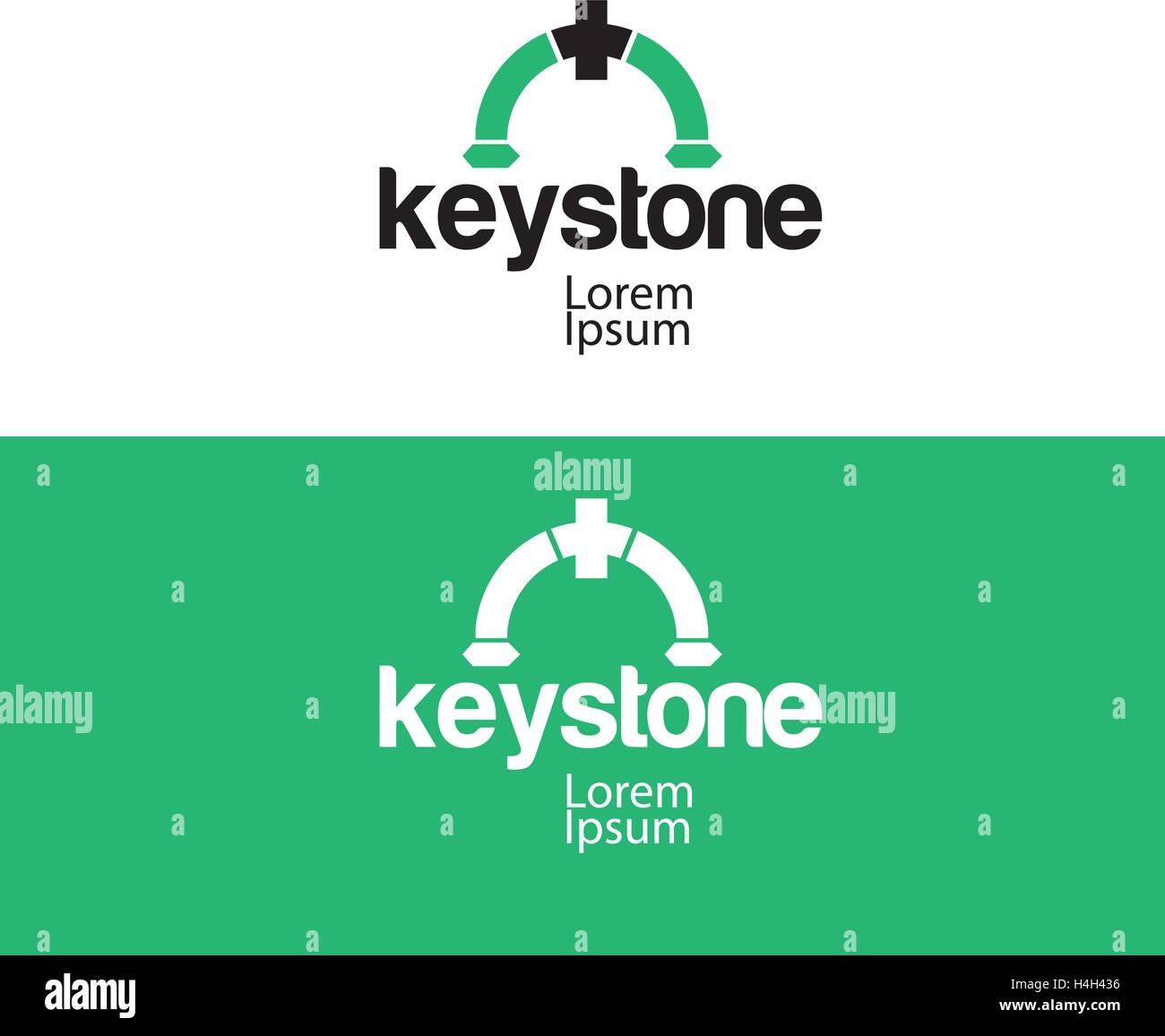 Keystone Concept Design. AI 10 Supported Stock Vector Image & Art - Alamy
