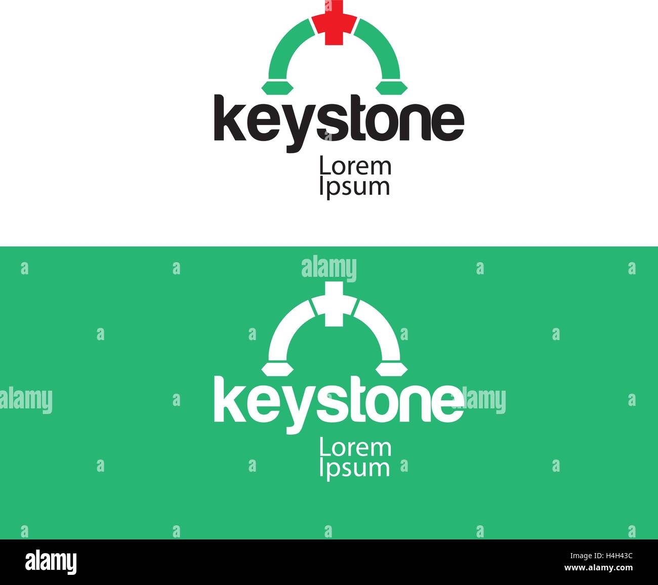 Stone building arch keystone Stock Vector Images - Alamy