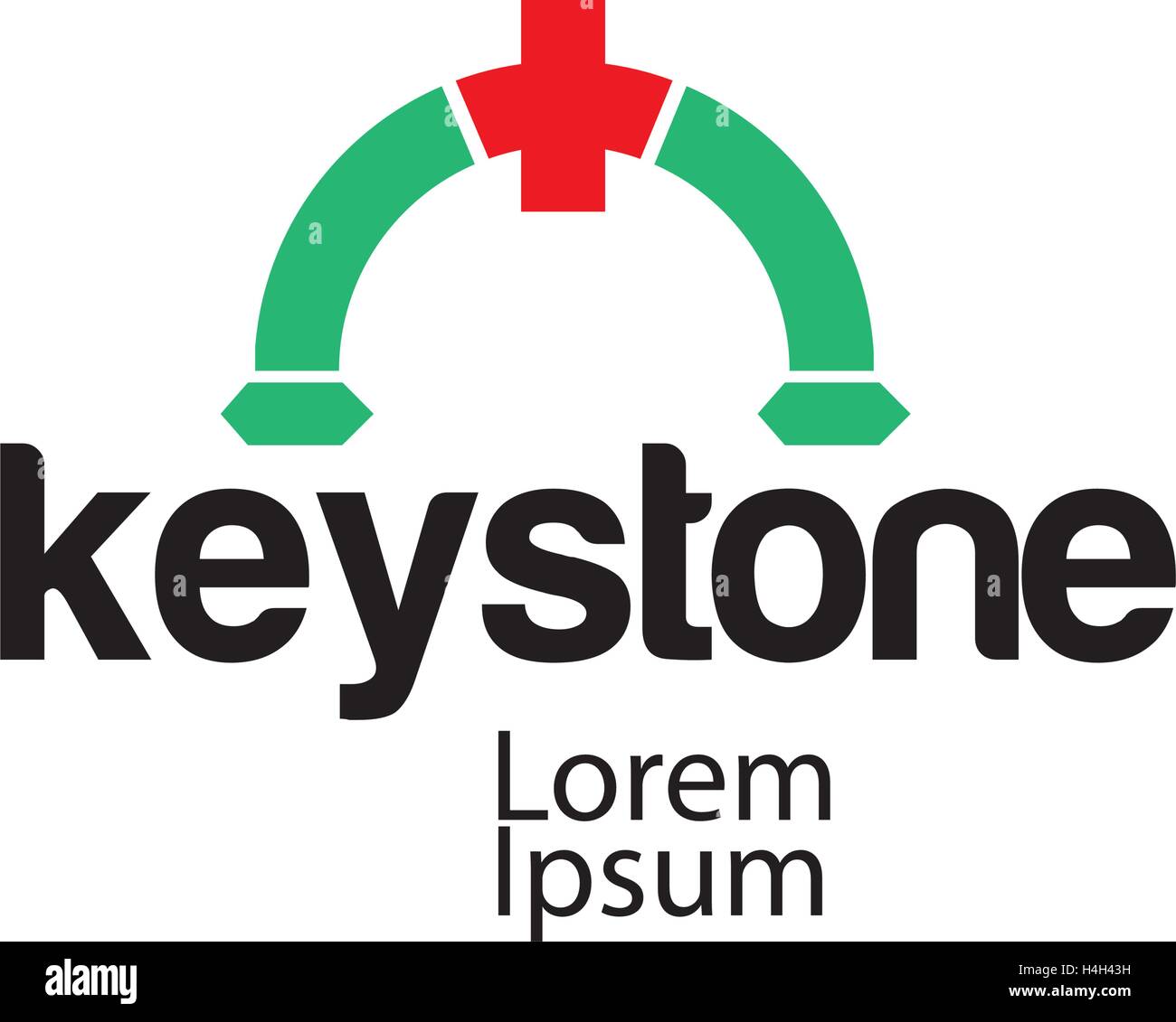 Keystone Concept Design. AI 10 Supported Stock Vector Image & Art - Alamy