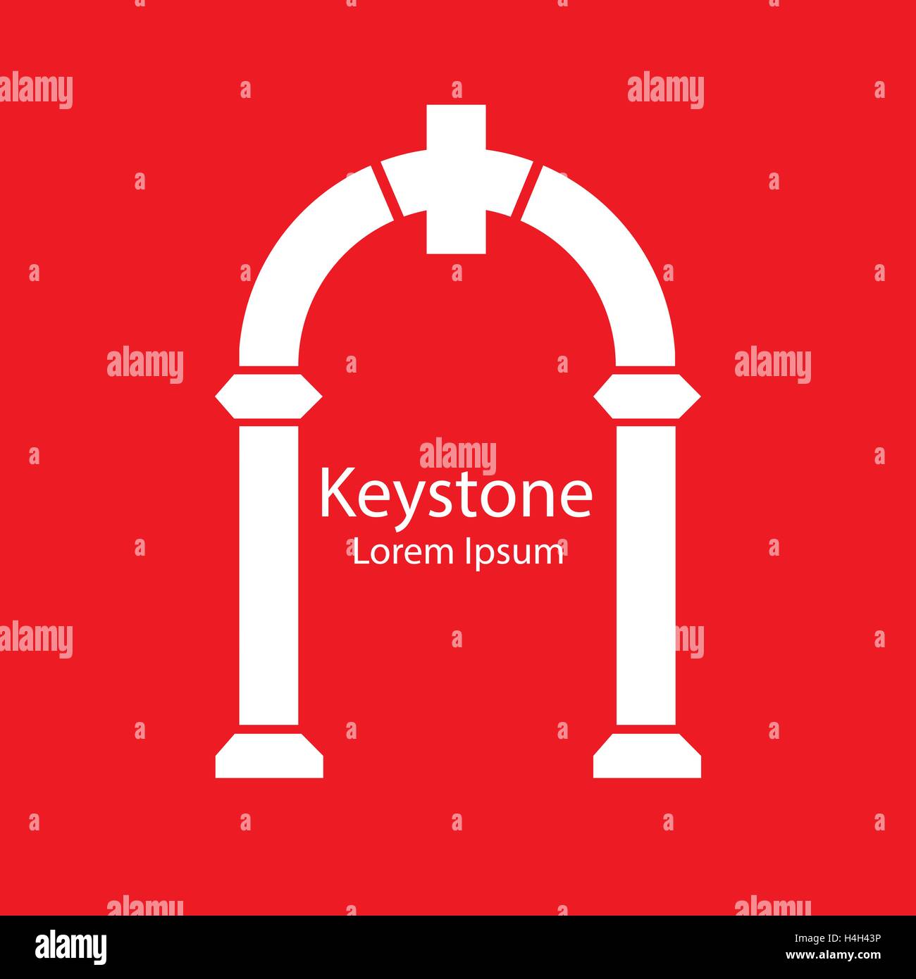 Stone Building Arch Keystone Stock Vector Images - Alamy
