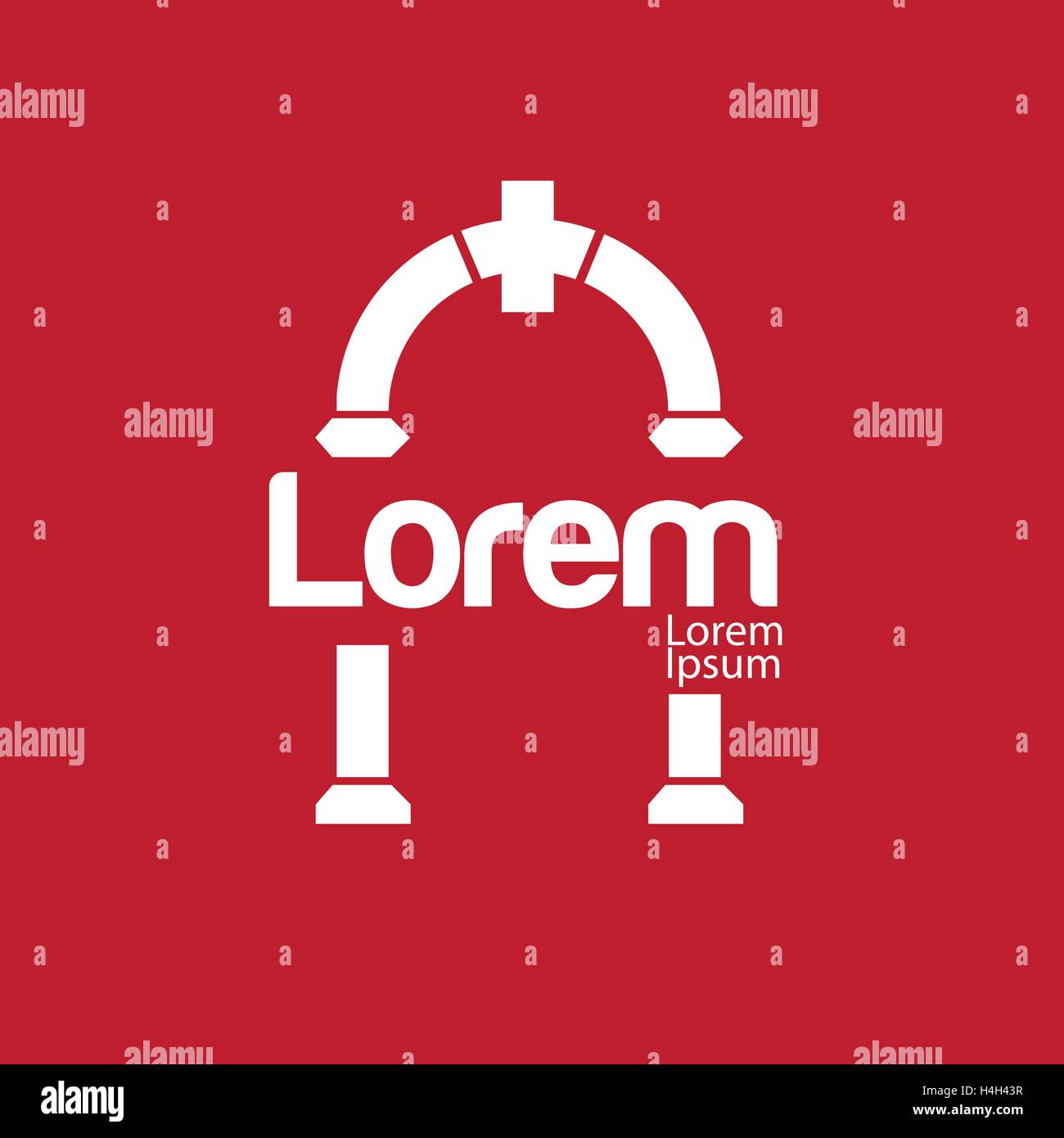 Keystone Concept Design. AI 10 Supported Stock Vector Image & Art - Alamy