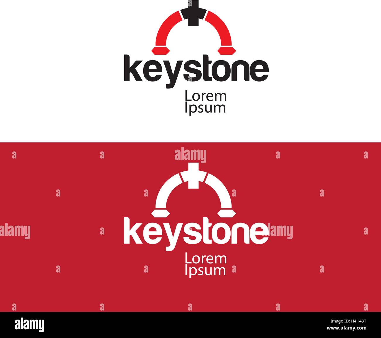 Keystone Concept Design. AI 10 Supported Stock Vector Image & Art - Alamy