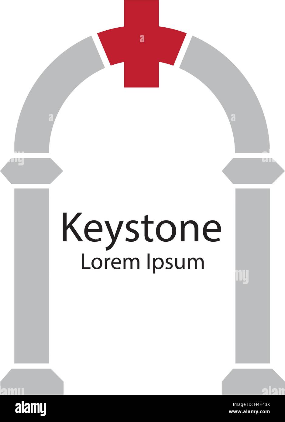 Stone building arch keystone Stock Vector Images - Alamy