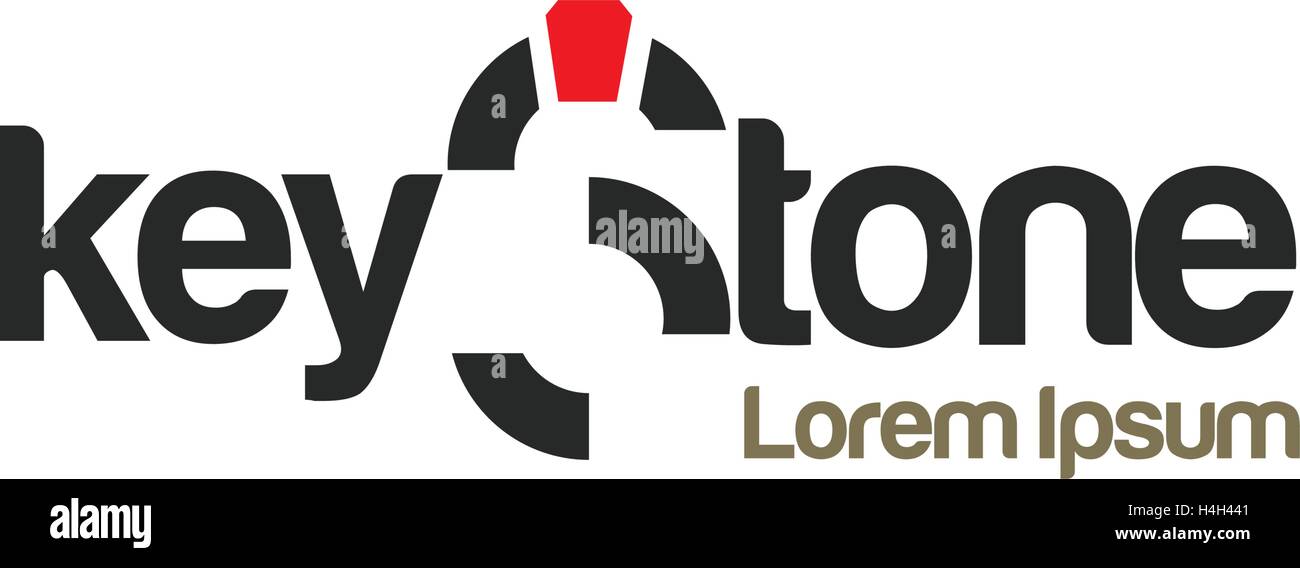 Keystone Concept Design. AI 10 Supported Stock Vector Image & Art - Alamy