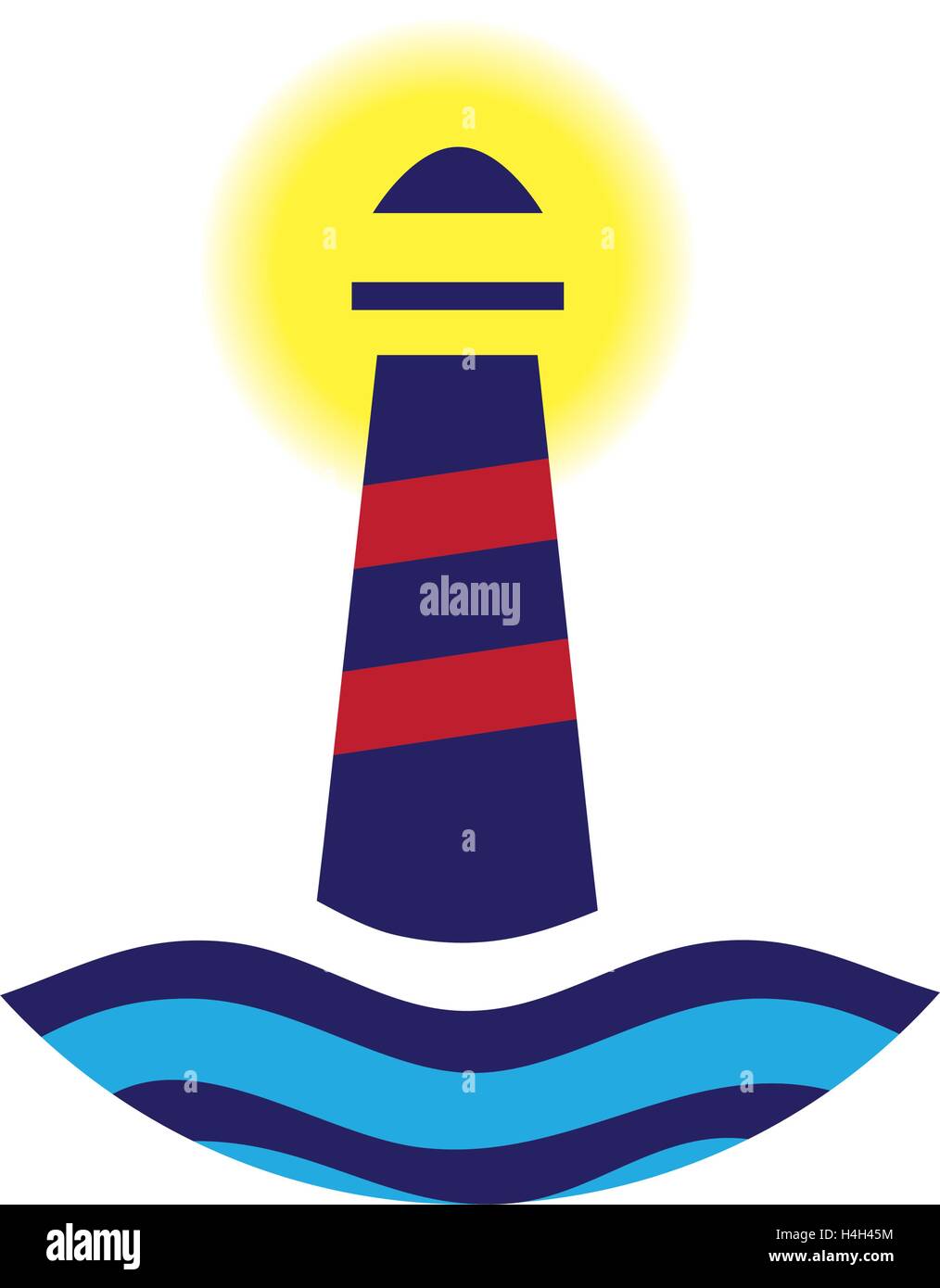Lighthouse concept design. AI 10 supported Stock Vector Image & Art - Alamy