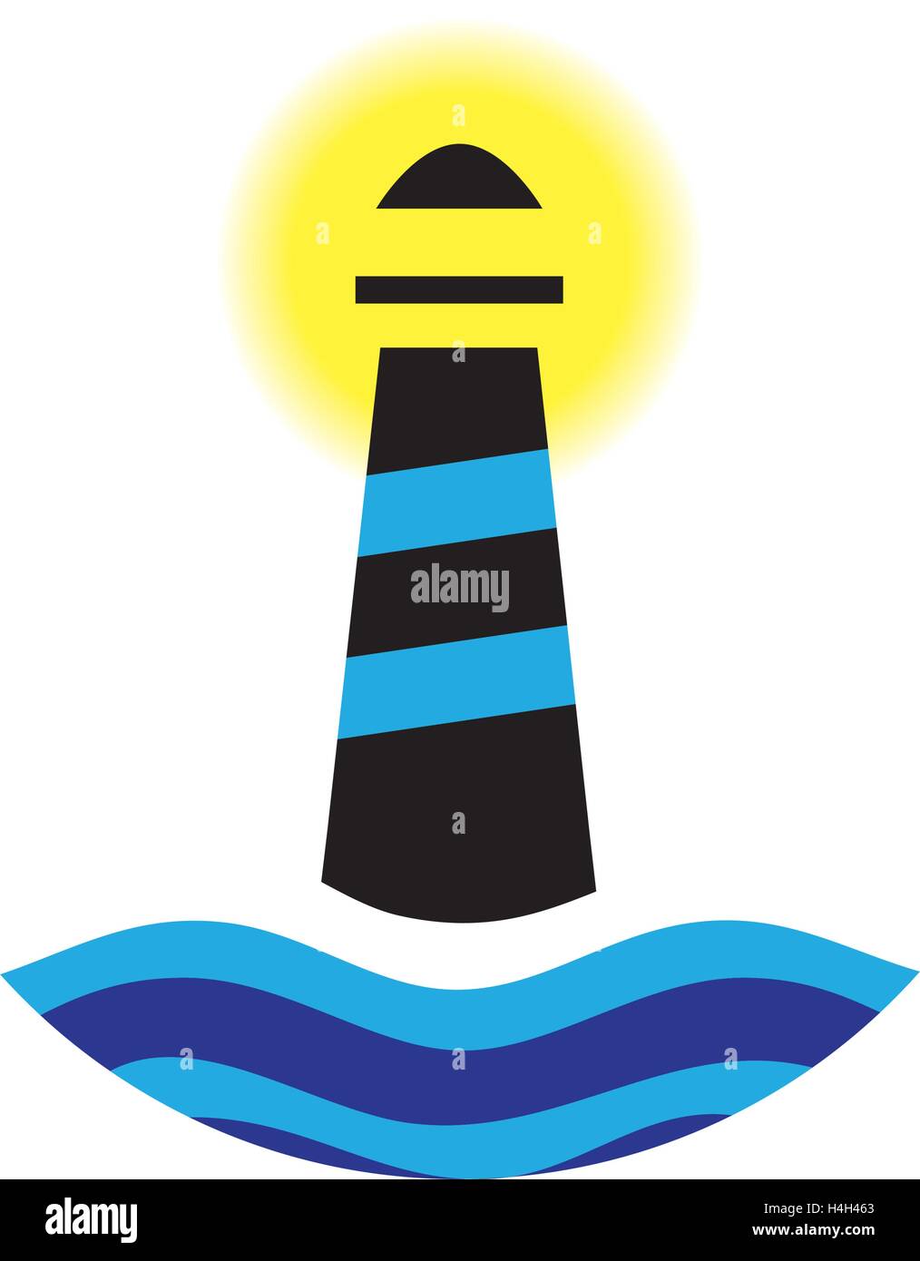 Lighthouse concept design. AI 10 supported Stock Vector Image & Art - Alamy