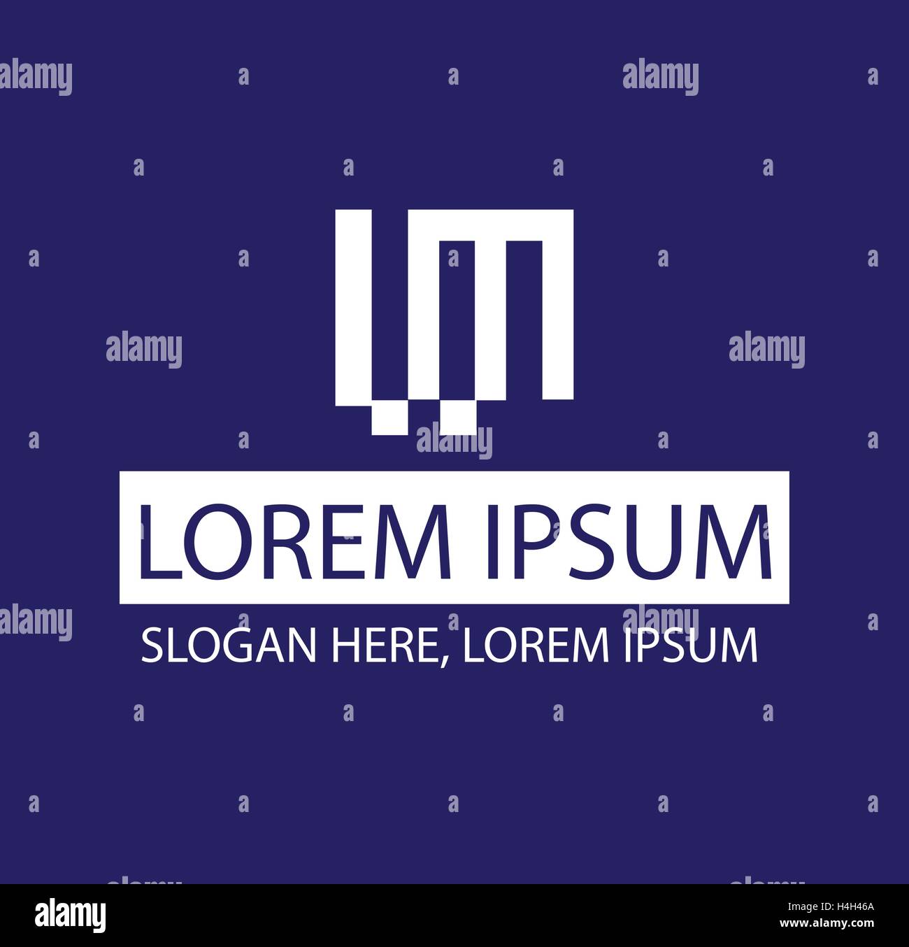 ML Logo Concept Design. AI 10 SUpported Stock Vector Image & Art - Alamy