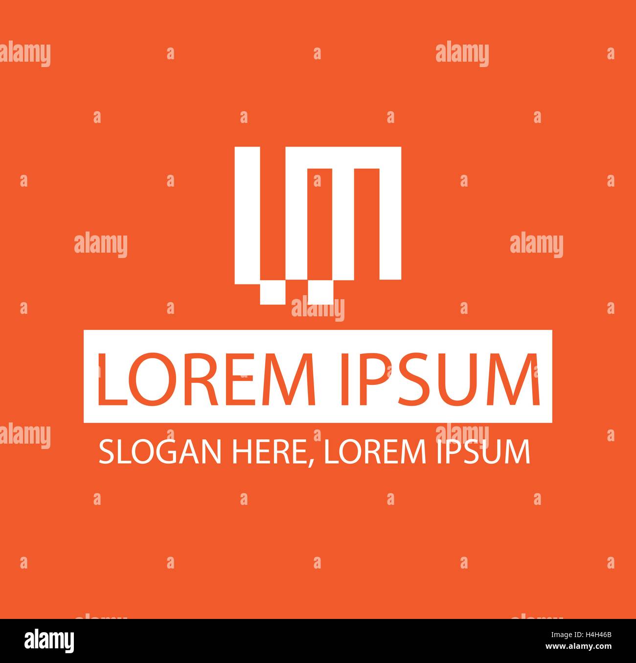 ML Logo Concept Design. AI 10 Supported Stock Vector Image & Art - Alamy