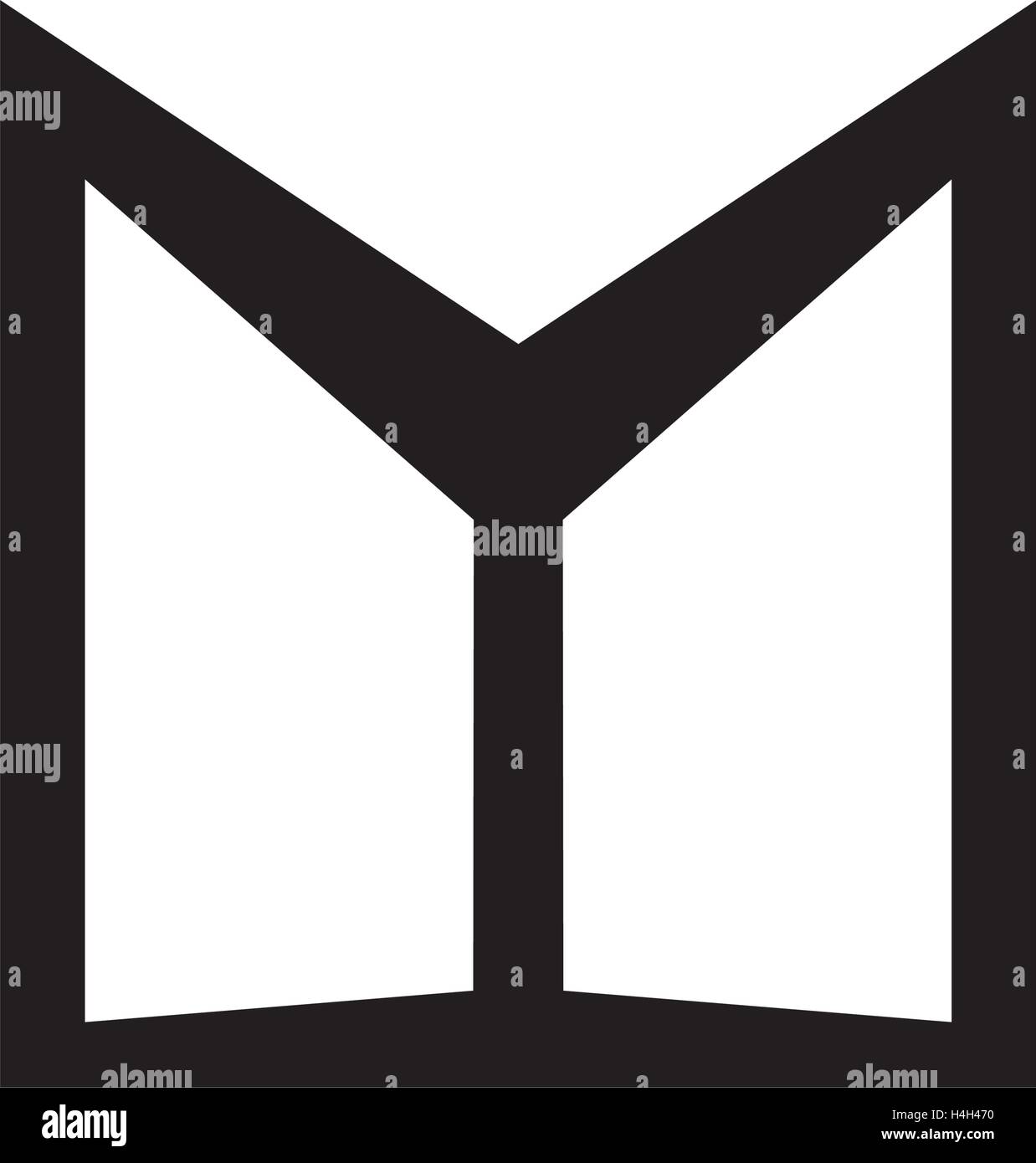 M Door Icon Design. AI 10 supported Stock Vector Image & Art - Alamy