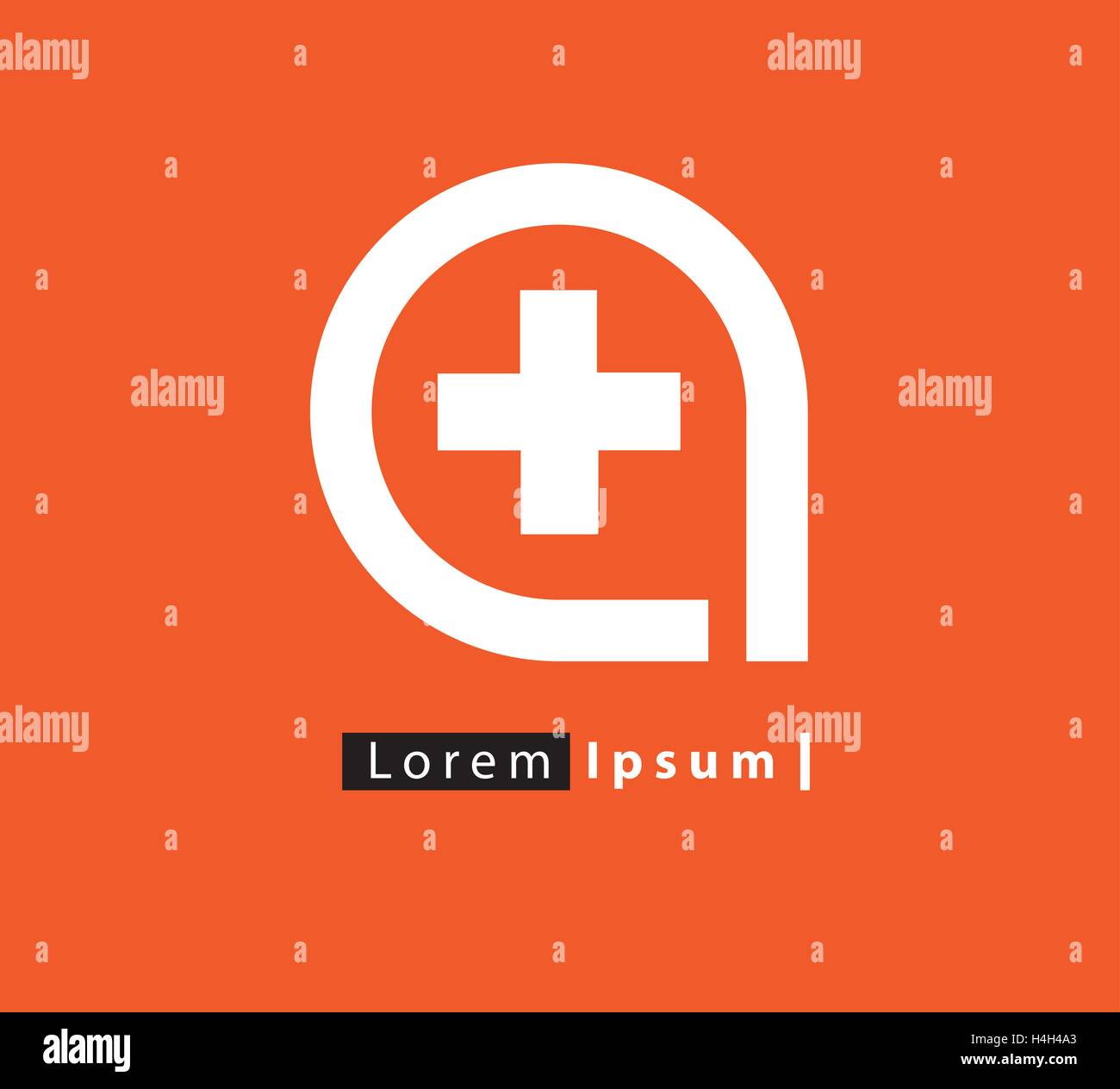 Medicine logo concept design. AI 10 supported Stock Vector Image & Art ...