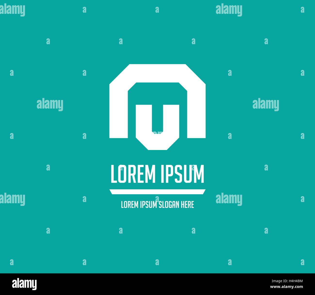 NU Logo Monogram Design. AI 10 supported Stock Vector Image & Art - Alamy