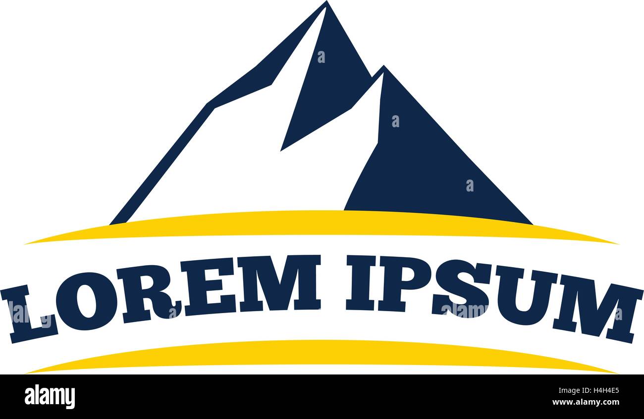 Mountain Logo Design. AI 8 Supported Stock Vector Image & Art - Alamy