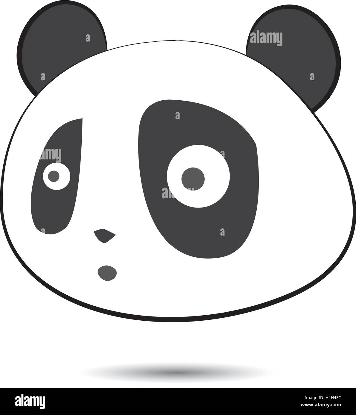 Cute Panda Character Design Stock Vector Image & Art - Alamy