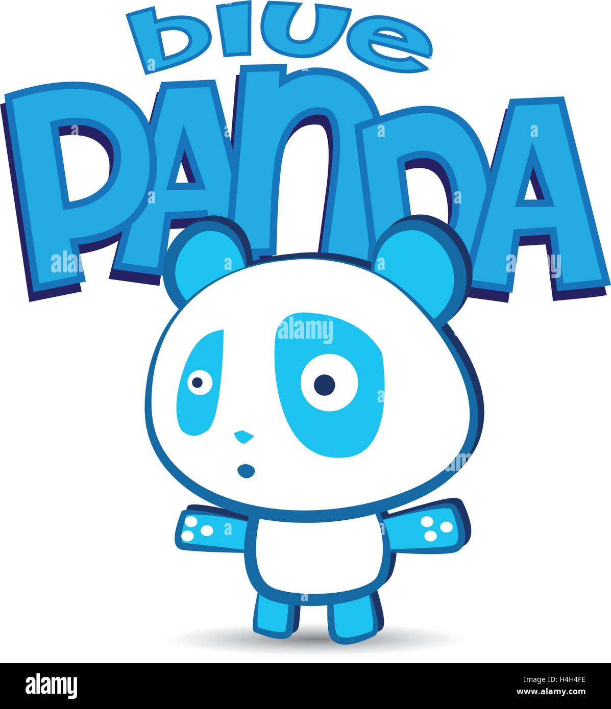 Cute Panda Character Design Stock Vector Image & Art - Alamy