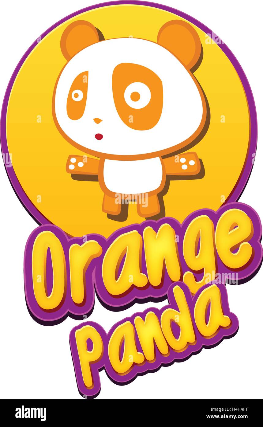 Cute Panda Character Design Stock Vector Image & Art - Alamy