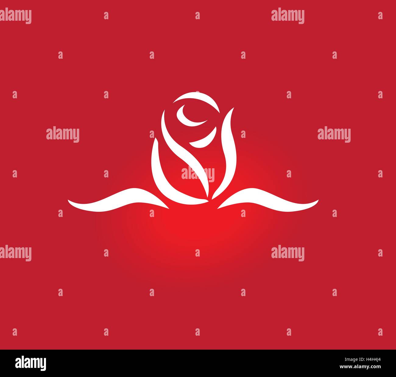 Rose with background Stock Vector Image & Art - Alamy