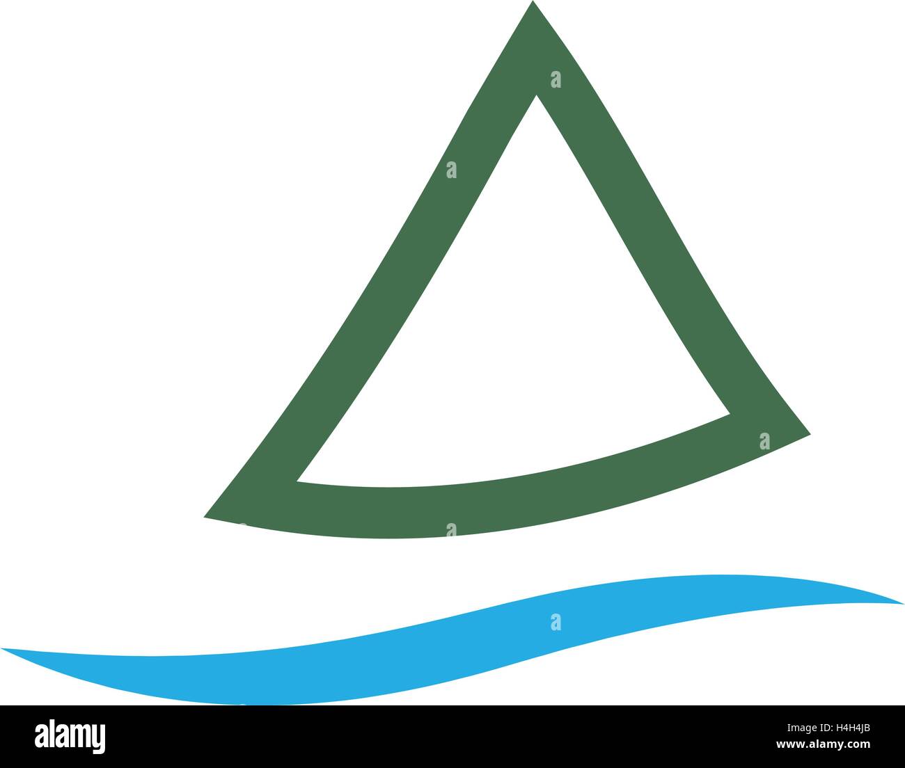 Artistic Sail Design. AI 10 Supported Stock Vector Image & Art - Alamy