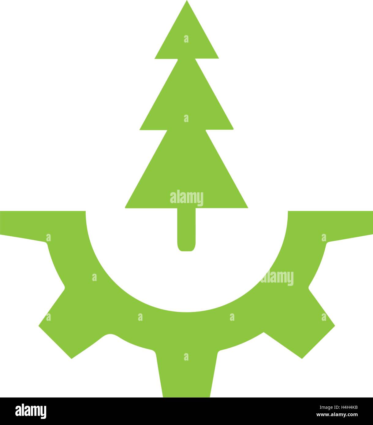 Technology with forest industry concept design. AI 10 supported Stock ...