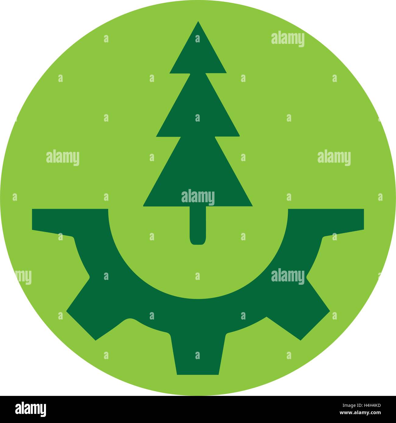 Technology with forest industry concept design. AI 10 supported Stock ...