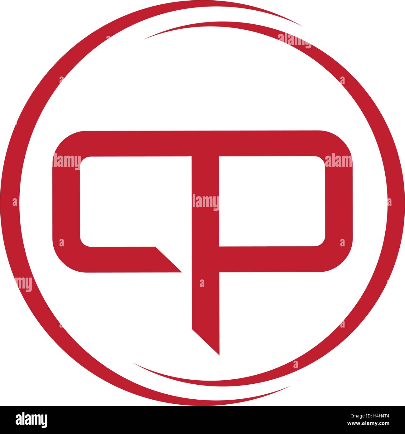 Abstract letter logo cp ai hi-res stock photography and images - Alamy