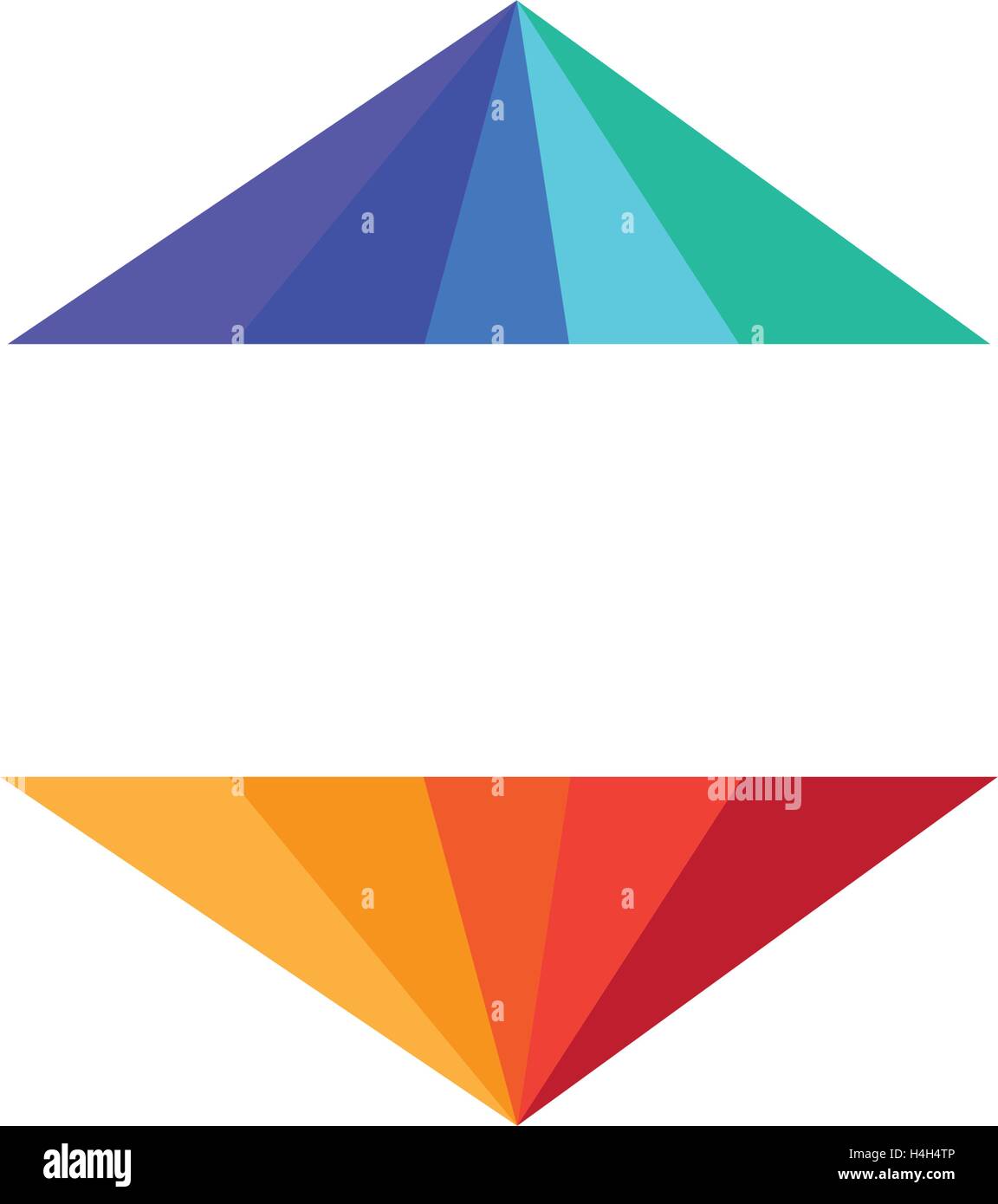 Abstract Colour Pyramid Design, Aı 10 supported Stock Vector Image ...