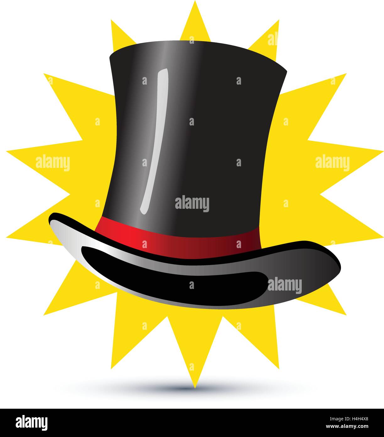 Classical Classic tall hat. AI 10 Supported Stock Vector Image & Art ...