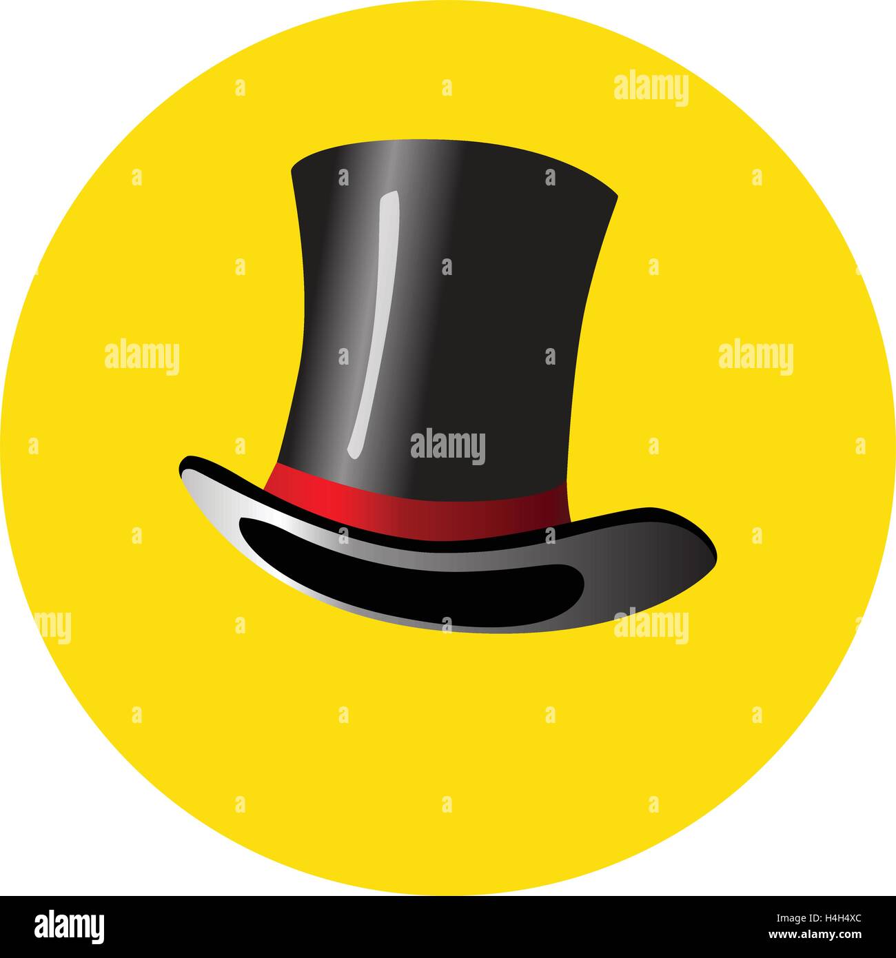 Classical Classic tall hat. AI 10 Supported Stock Vector Image & Art ...