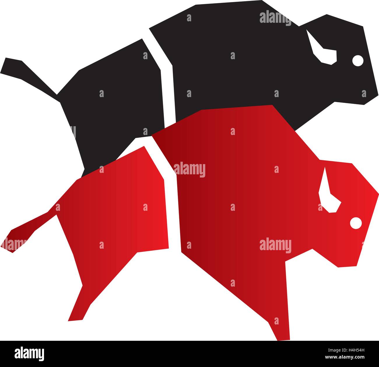 Buffalo Logo Design Concept. EPS 8 supported Stock Vector Image & Art ...