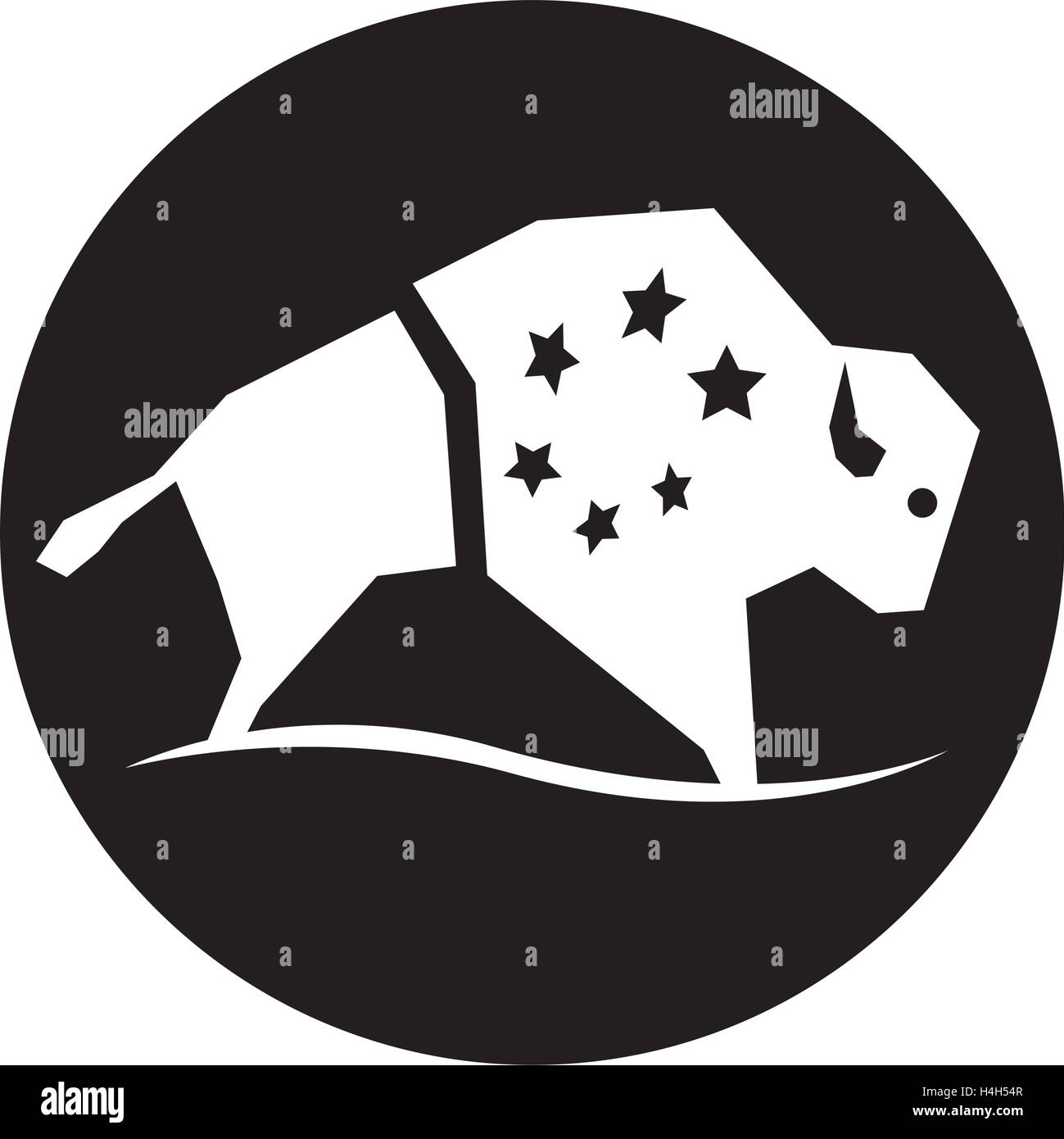 Buffalo Logo Design Concept. EPS 8 supported Stock Vector Image & Art ...