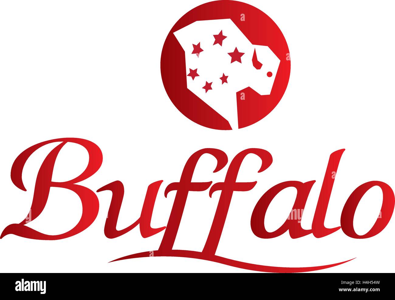 Buffalo Logo Design Concept. EPS 8 supported Stock Vector Image & Art ...