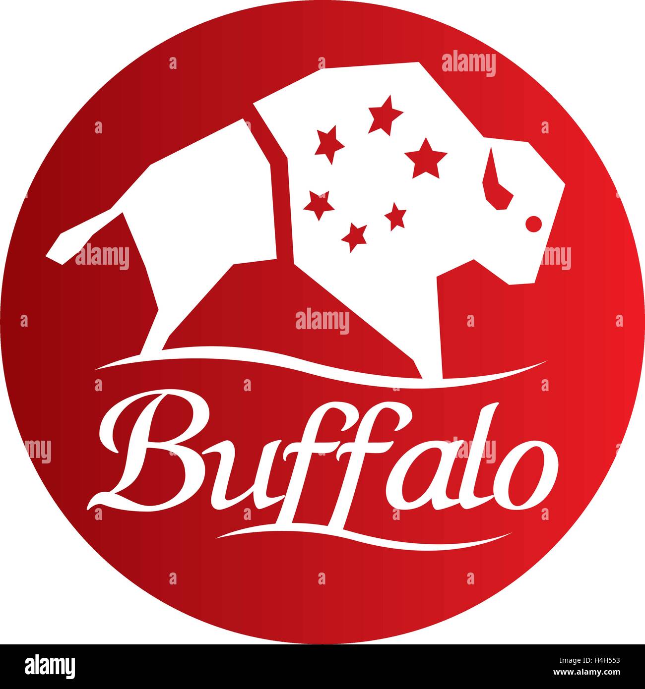 Buffalo Logo Design Concept. EPS 8 supported Stock Vector Image & Art ...