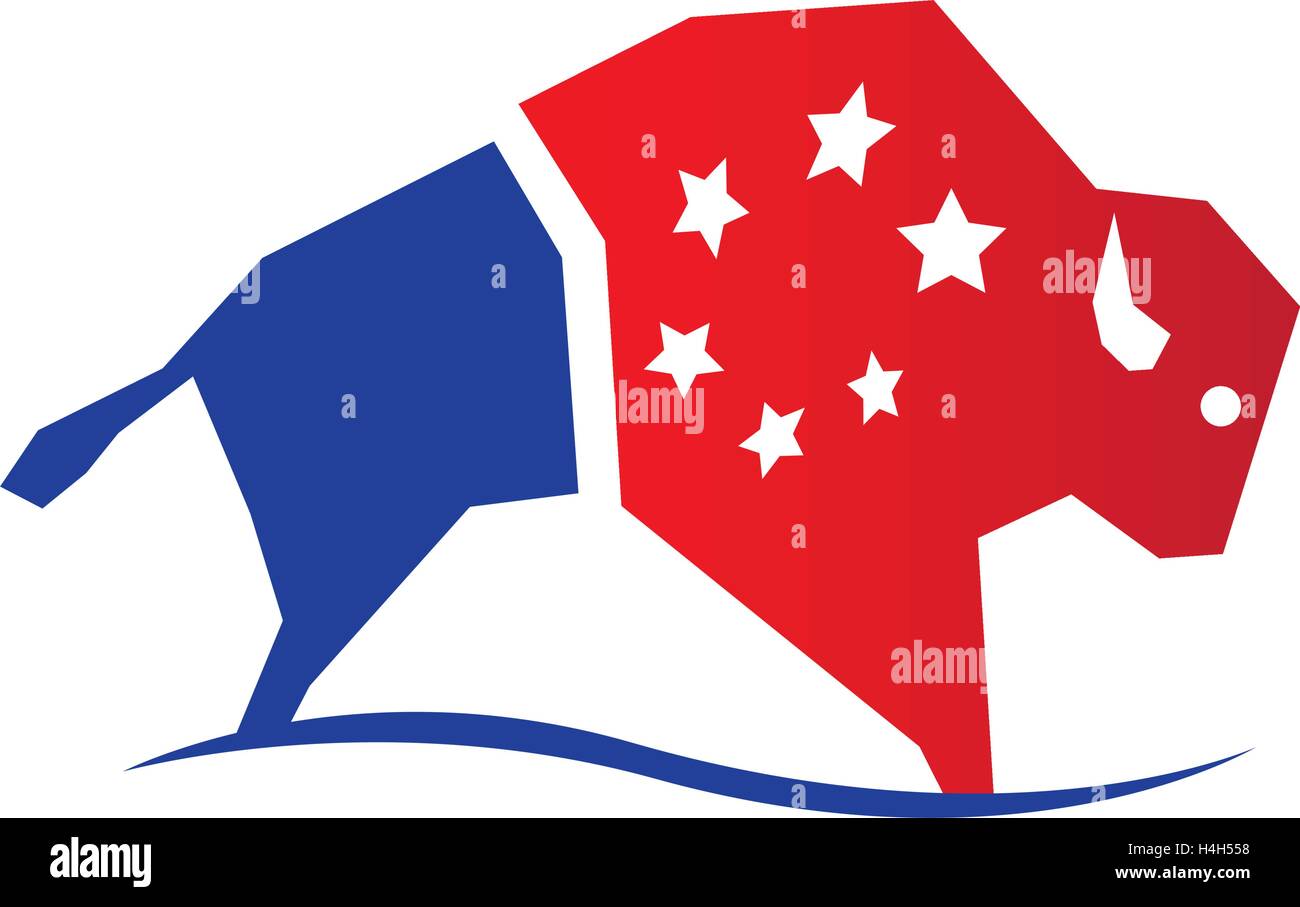 Buffalo Logo Design Concept. EPS 8 supported Stock Vector Image & Art ...