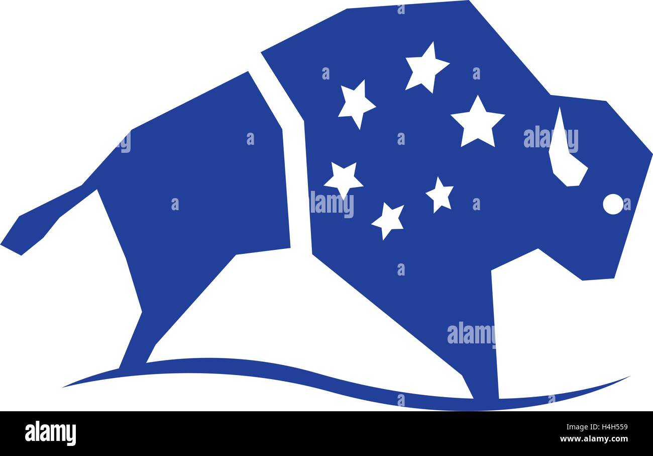 Buffalo Logo Design Concept. EPS 8 supported Stock Vector Image & Art ...
