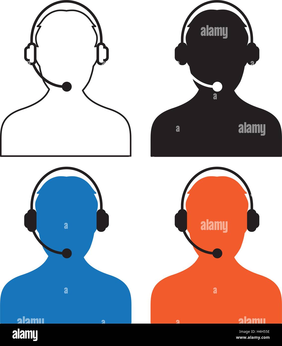 Call Center Icon Design, AI 8 supported Stock Vector Image & Art - Alamy