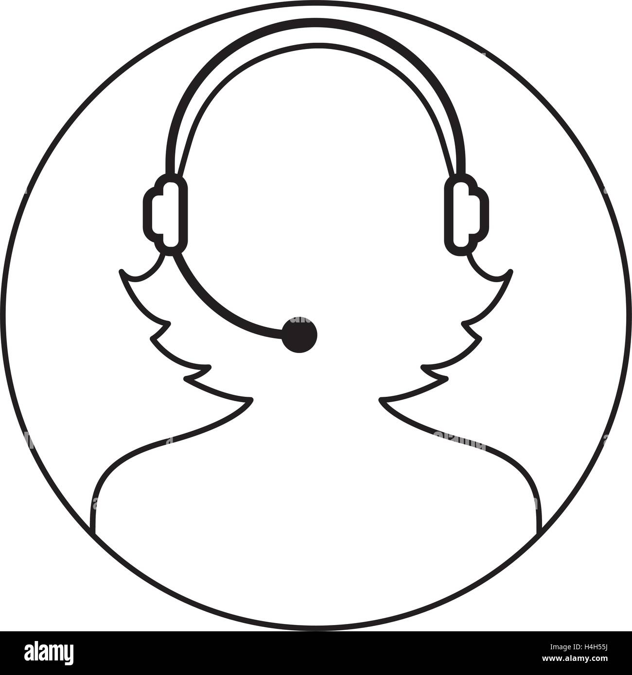 Phone call black woman Stock Vector Images - Alamy