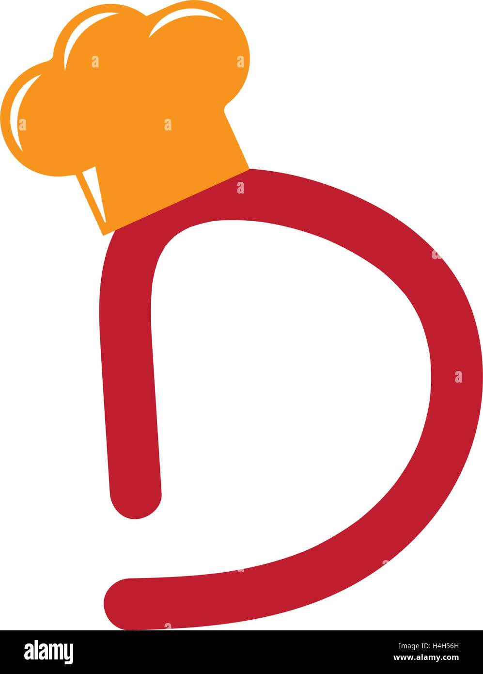 Cook Themed Alphabet Design Concept, EPS 8 supported Stock Vector Image ...