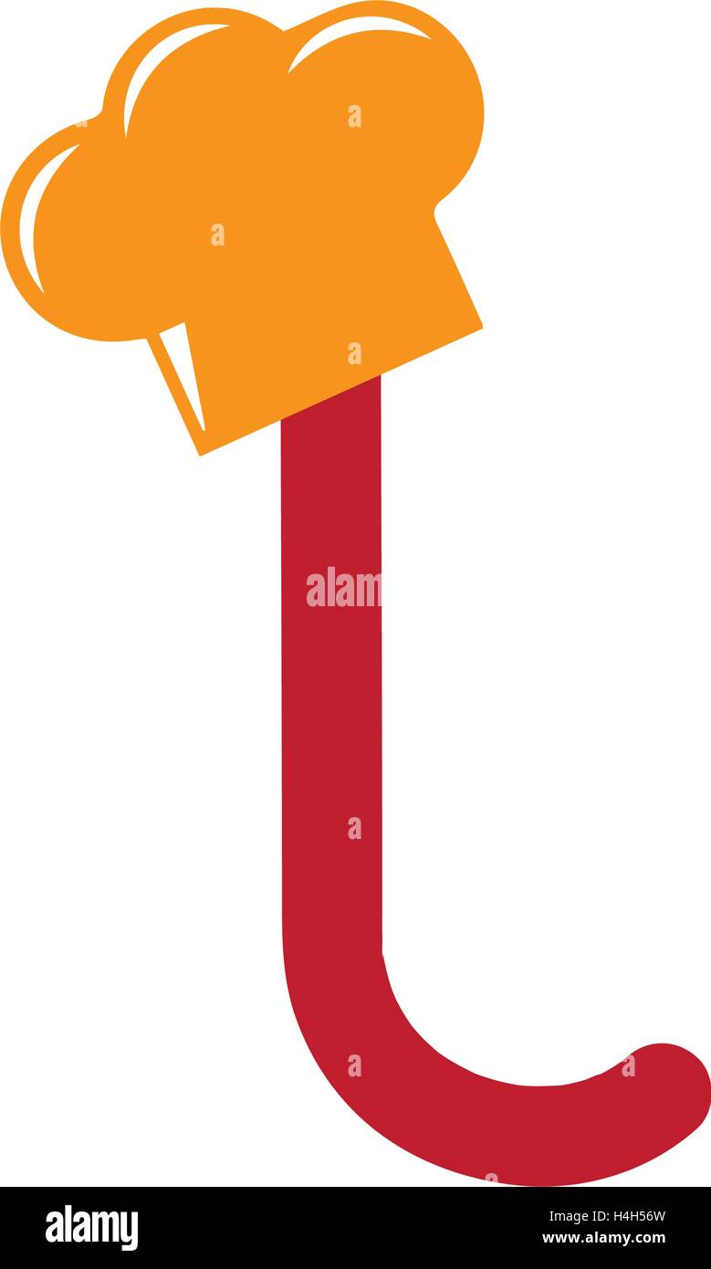 Cook Themed Alphabet Design Concept, EPS 8 supported Stock Vector Image ...