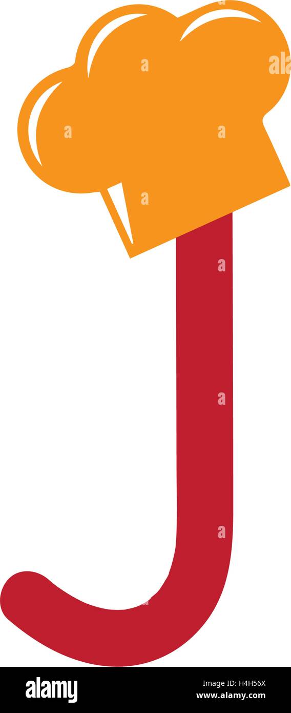 Cook Themed Alphabet Design Concept, EPS 8 supported Stock Vector Image ...