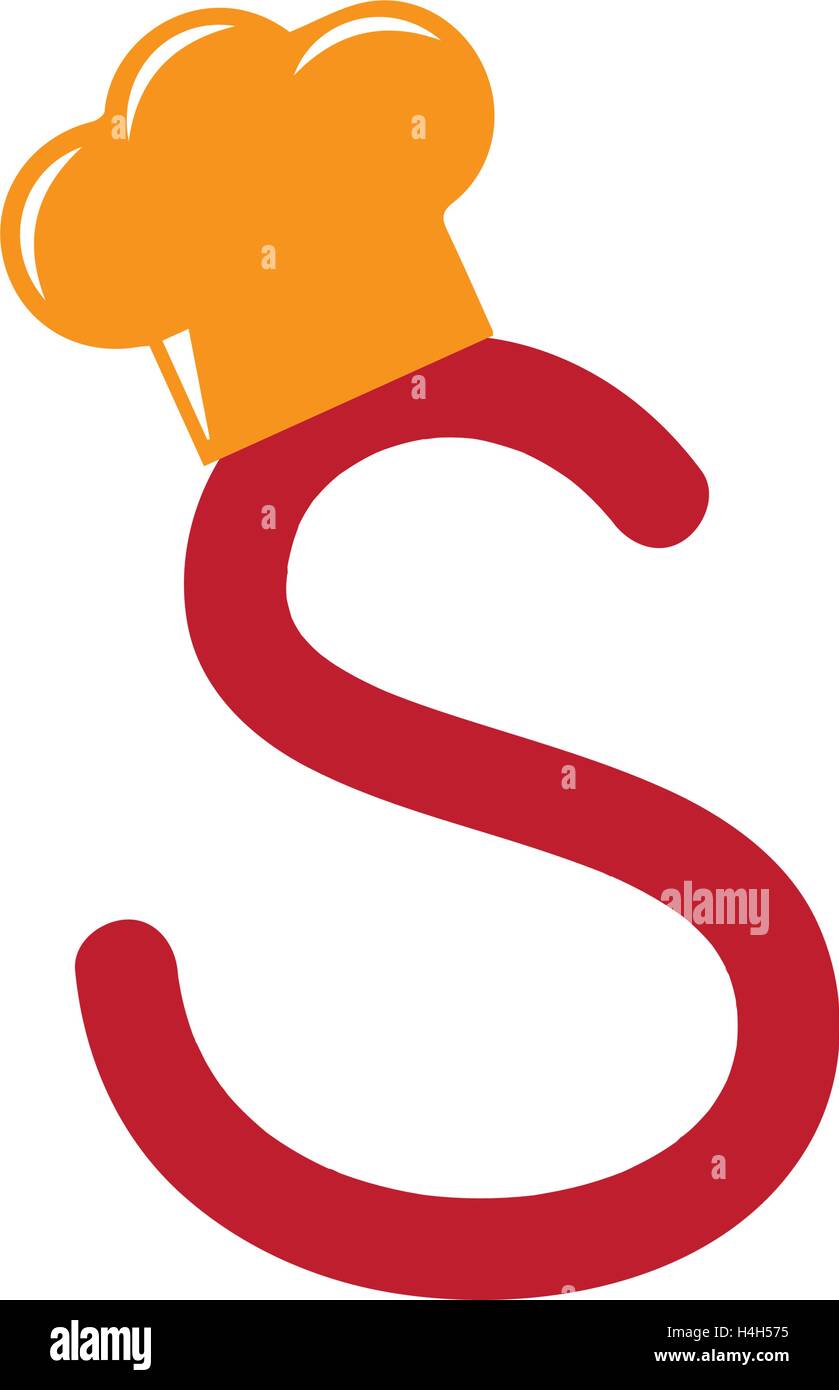 Cook Themed Alphabet Design Concept, EPS 8 supported Stock Vector Image ...