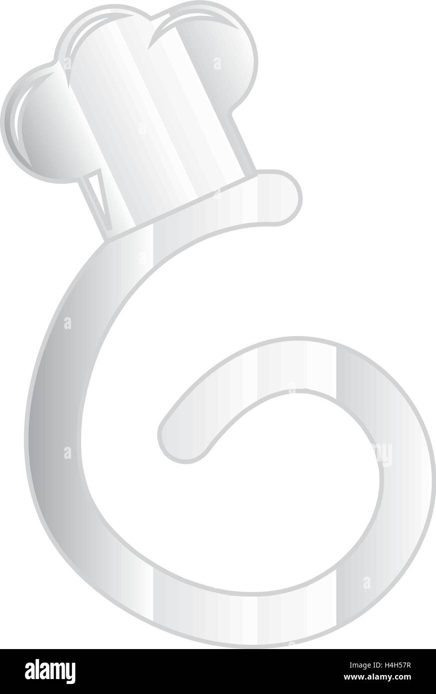 Cook Themed Alphabet Design Concept, EPS 8 supported Stock Vector Image ...