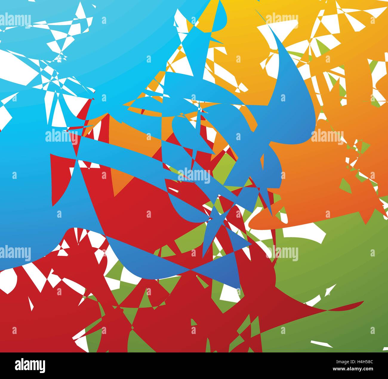 Random patches abstract illustration Stock Vector Image & Art - Alamy