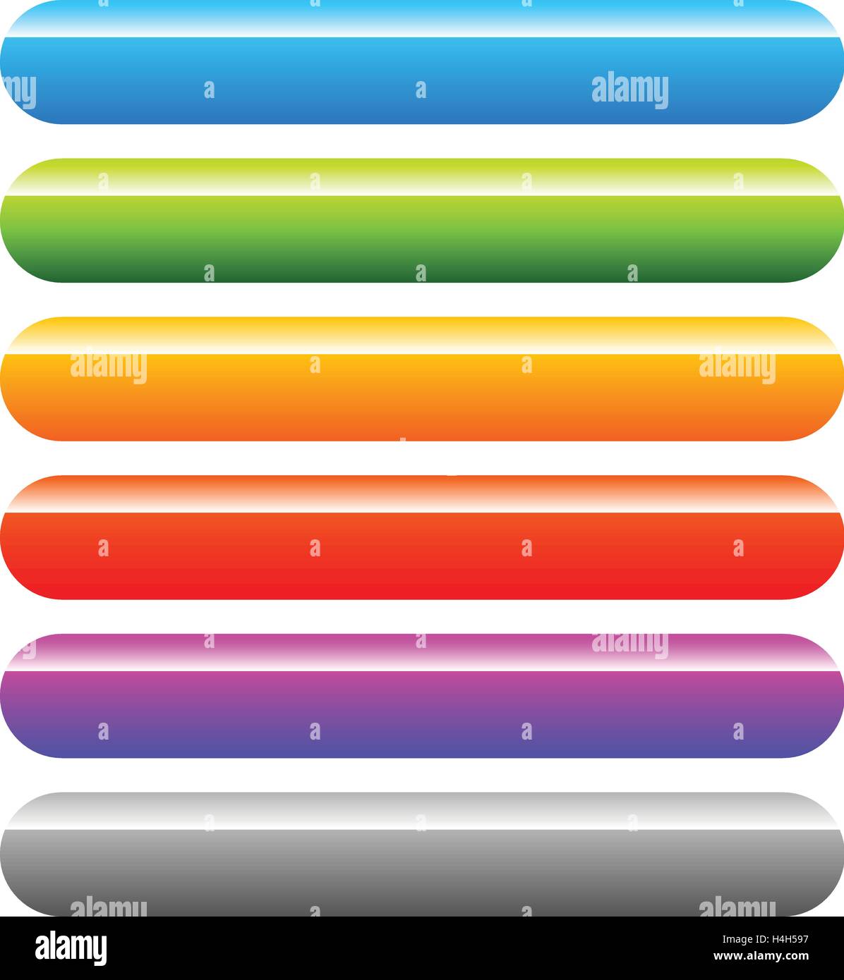 Colorful button, banner shape set Stock Vector Image & Art - Alamy