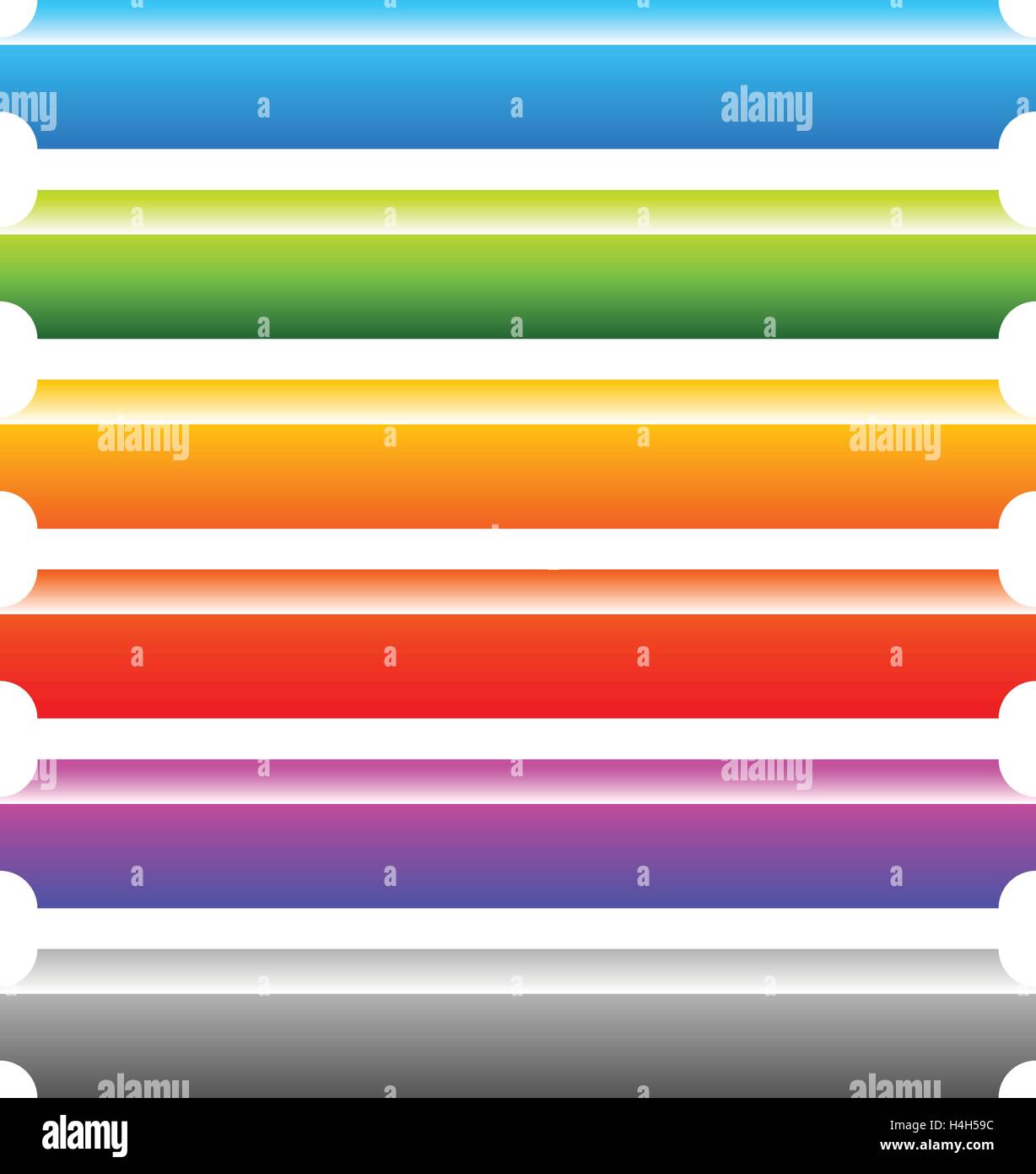 Colorful button, banner shape set Stock Vector Image & Art - Alamy
