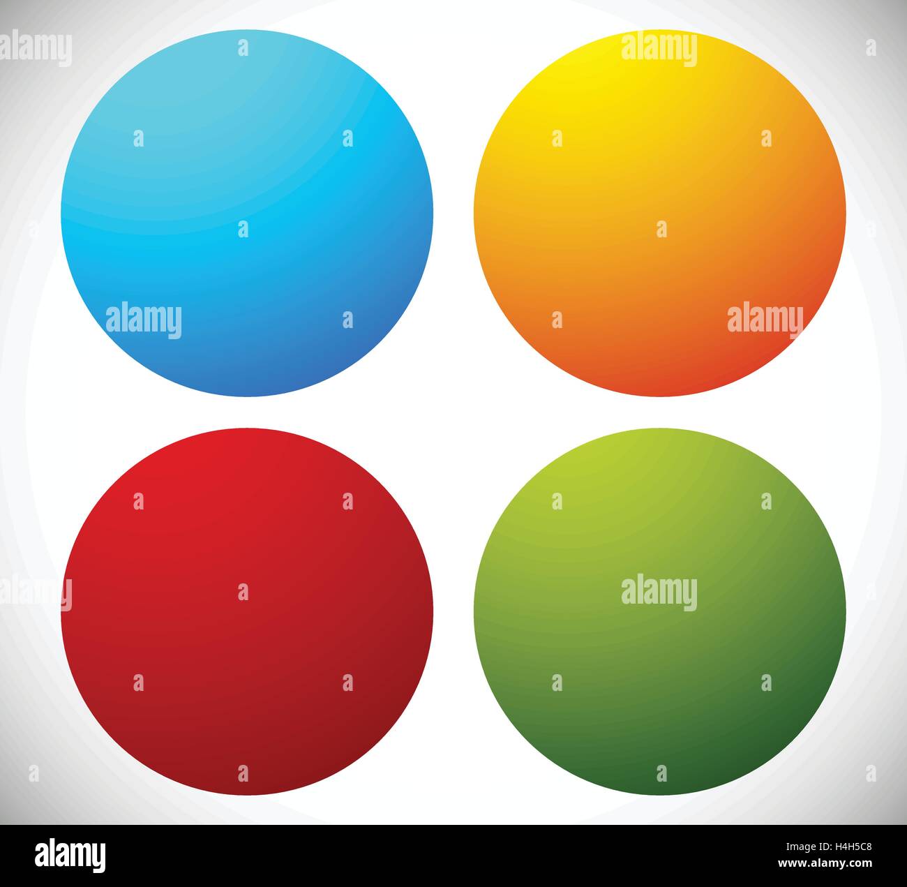 Badge shapes in 4 bright colors Stock Vector Image & Art - Alamy