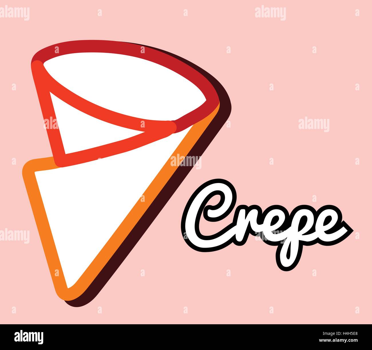 Crepe Logo Design, AI 8 supported Stock Vector Image & Art - Alamy