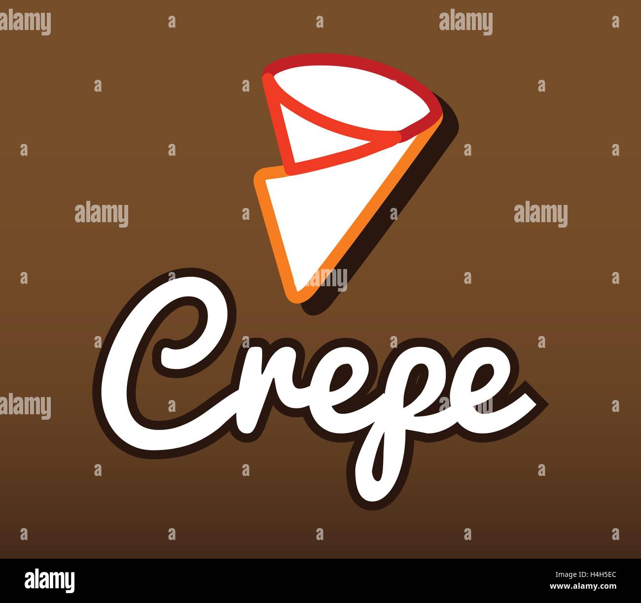 Crepe Logo Design, AI 8 supported Stock Vector Image & Art - Alamy