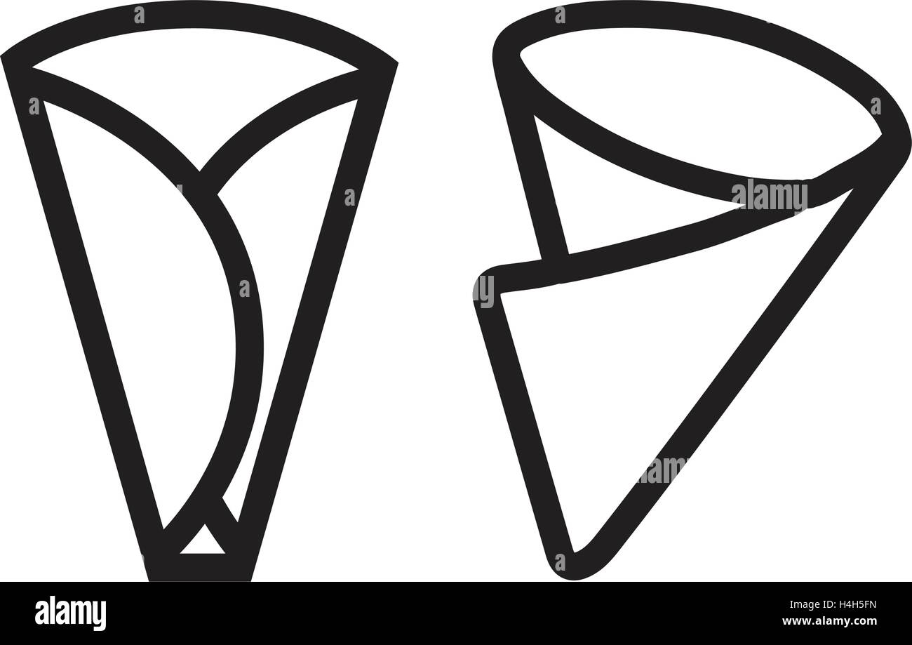 Crepe Icon Set Design, AI 8 supported Stock Vector Image & Art - Alamy