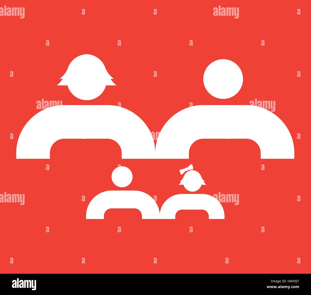 Father supported Stock Vector Images - Alamy