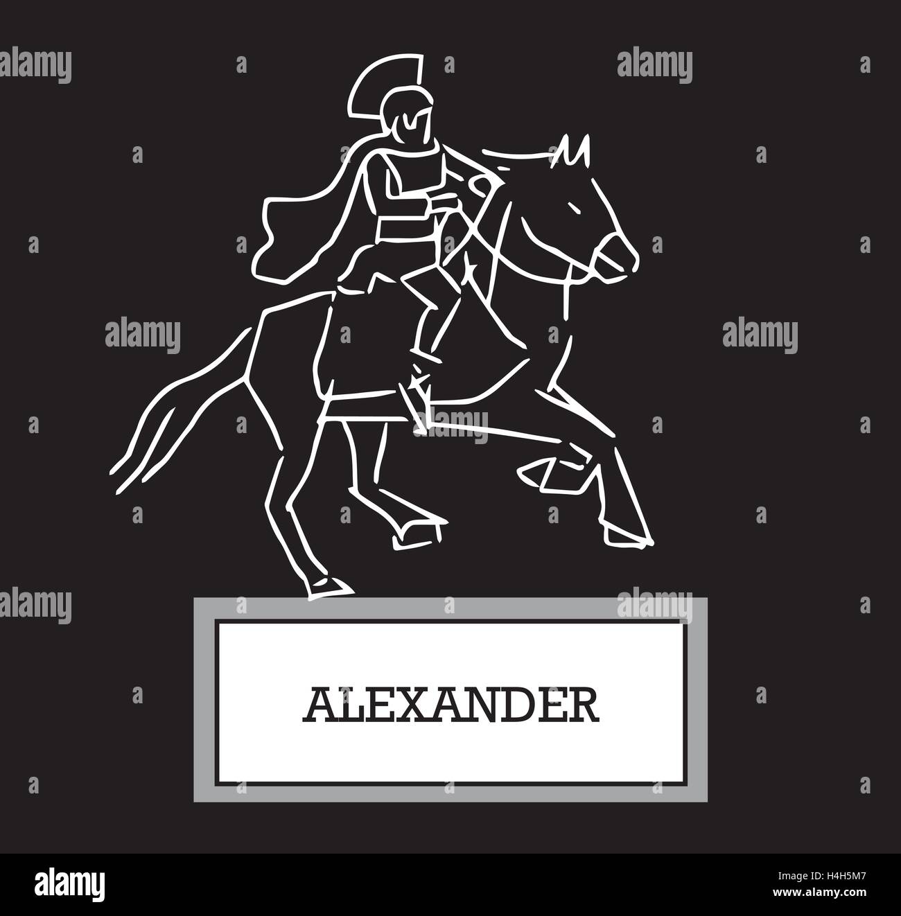 Alexander culture Stock Vector Images - Alamy