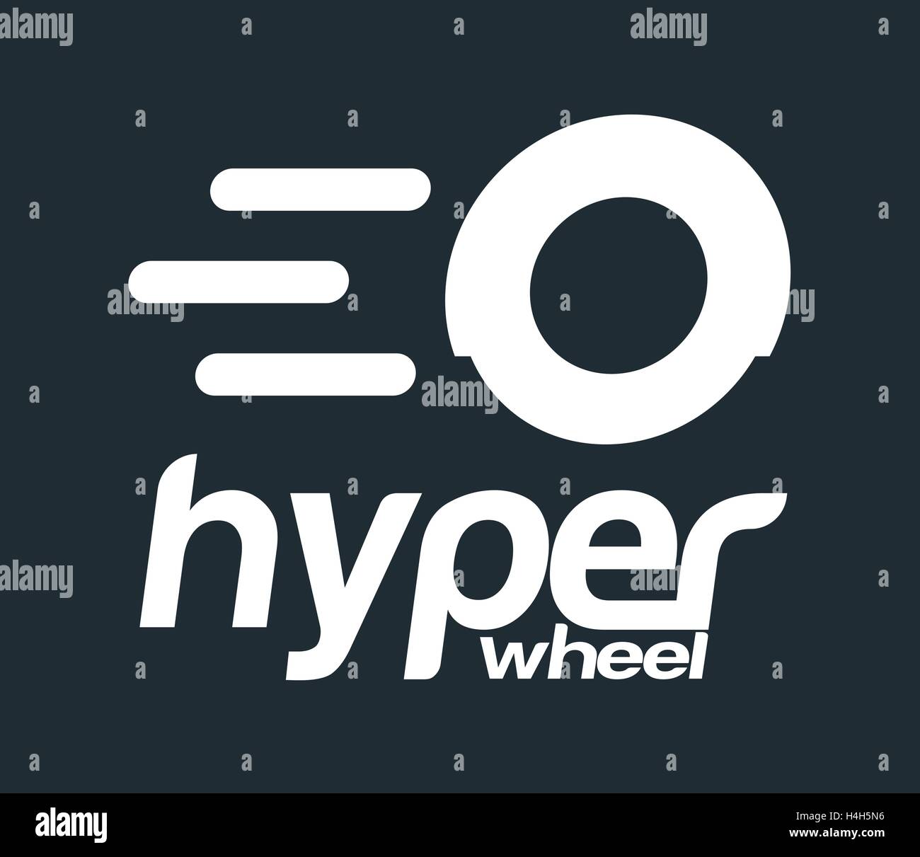 Hyper Wheel Logo Design, AI 8 supported Stock Vector Image & Art - Alamy